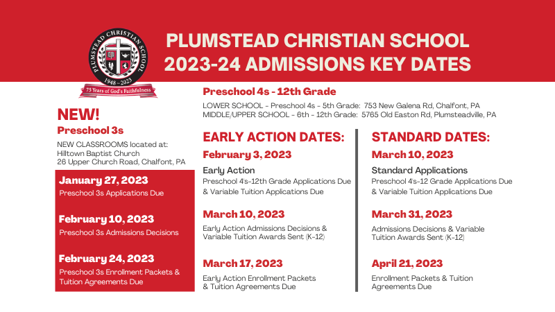 Live Feed | Plumstead Christian School